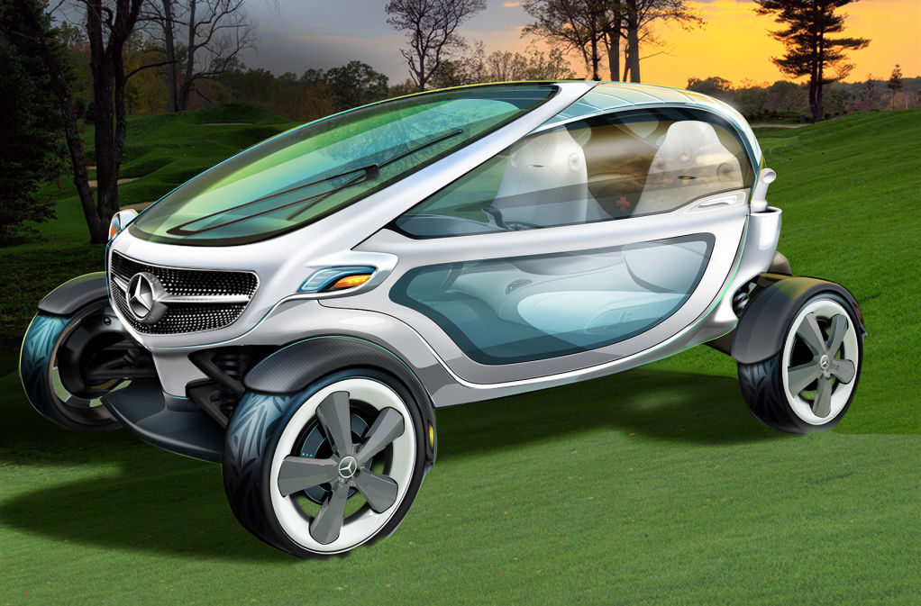Vision Golf Car, el carro de golf futurista de Mercedes