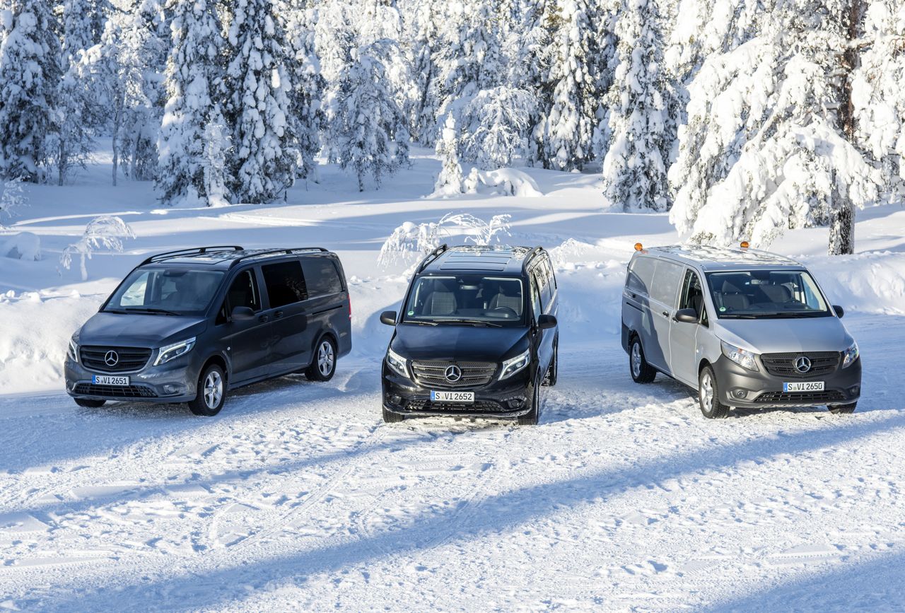 Mercedes Vito 4Matic: tracción total para mayor seguridad