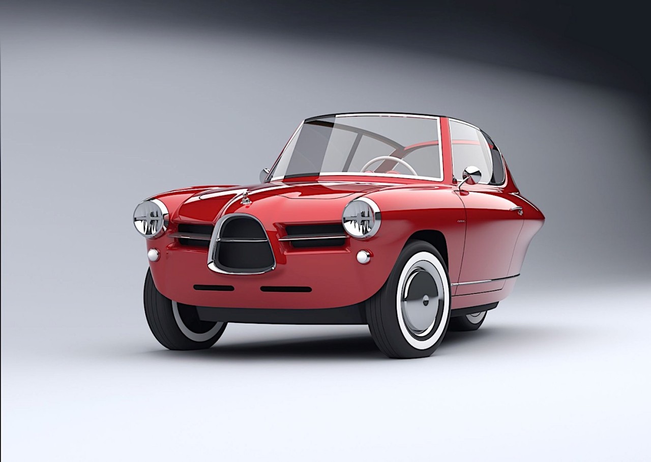Nobe 100 EV, un eléctrico de tres ruedas con estilo retro