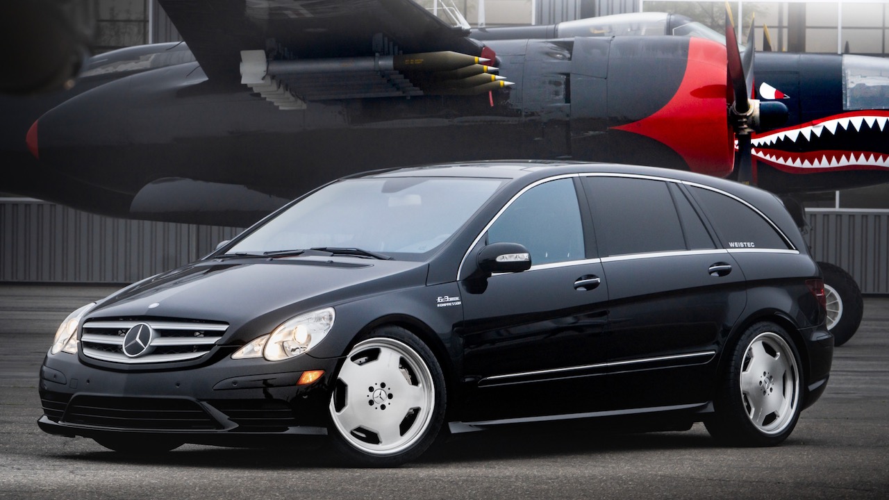 Querrás este innecesario e irreverente Mercedes-Benz R63 AMG preparado